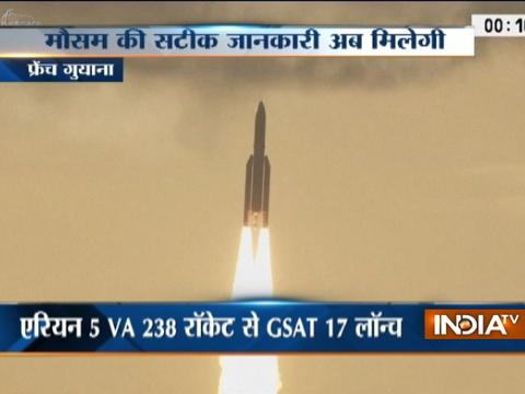 ISRO's GSAT-17 Satellite Launched From French Guiana