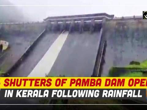 6 shutters of Pamba dam open in Kerala following rainfall