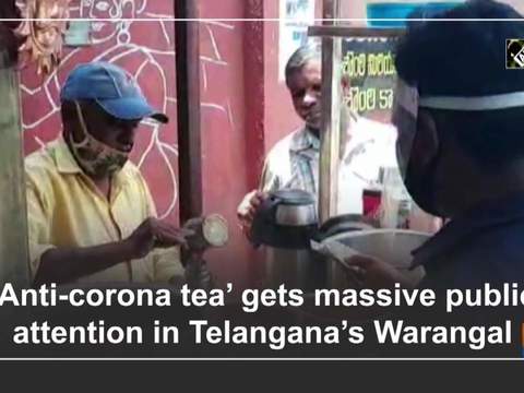 'Anti-corona tea' gets massive public attention in Telangana's Warangal