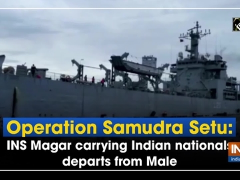 Operation Samudra Setu: INS Magar carrying Indian nationals departs ...