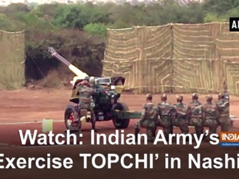 Watch: Indian Army's 'Exercise TOPCHI' in Nashik