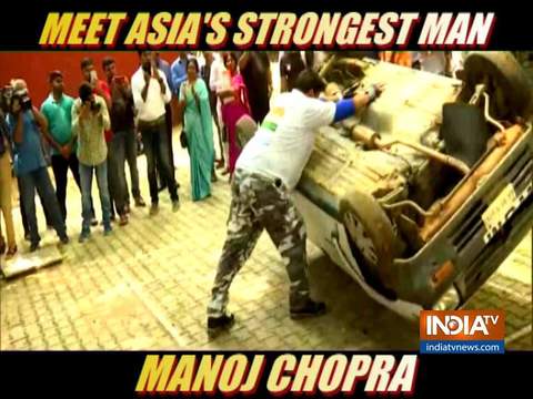 Meet Manoj Chopra, Asia's strongest man and the holder of multiple ...