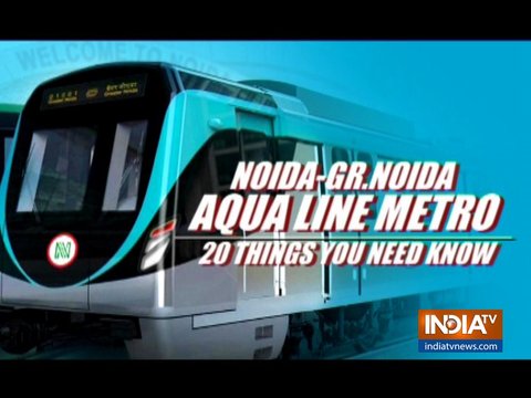 Noida Metro Aqua Line to be inaugurated by UP CM Yogi Adityanath tomorrow