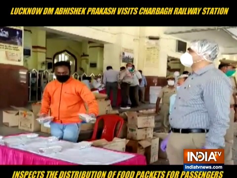 Lucknow DM conducts surprise check of facilities at Charbagh railway ...