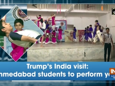 Trump's India visit: Ahmedabad students to perform yoga