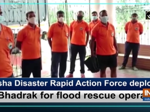 Odisha Disaster Rapid Action Force deployed in Bhadrak for flood rescue ...