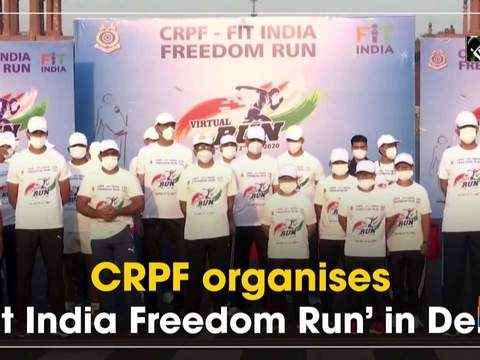 CRPF organises 'Fit India Freedom Run' in Delhi